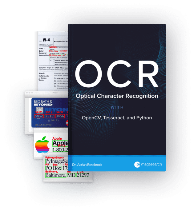 Ocr With Opencv Tesseract And Python Ocr Book