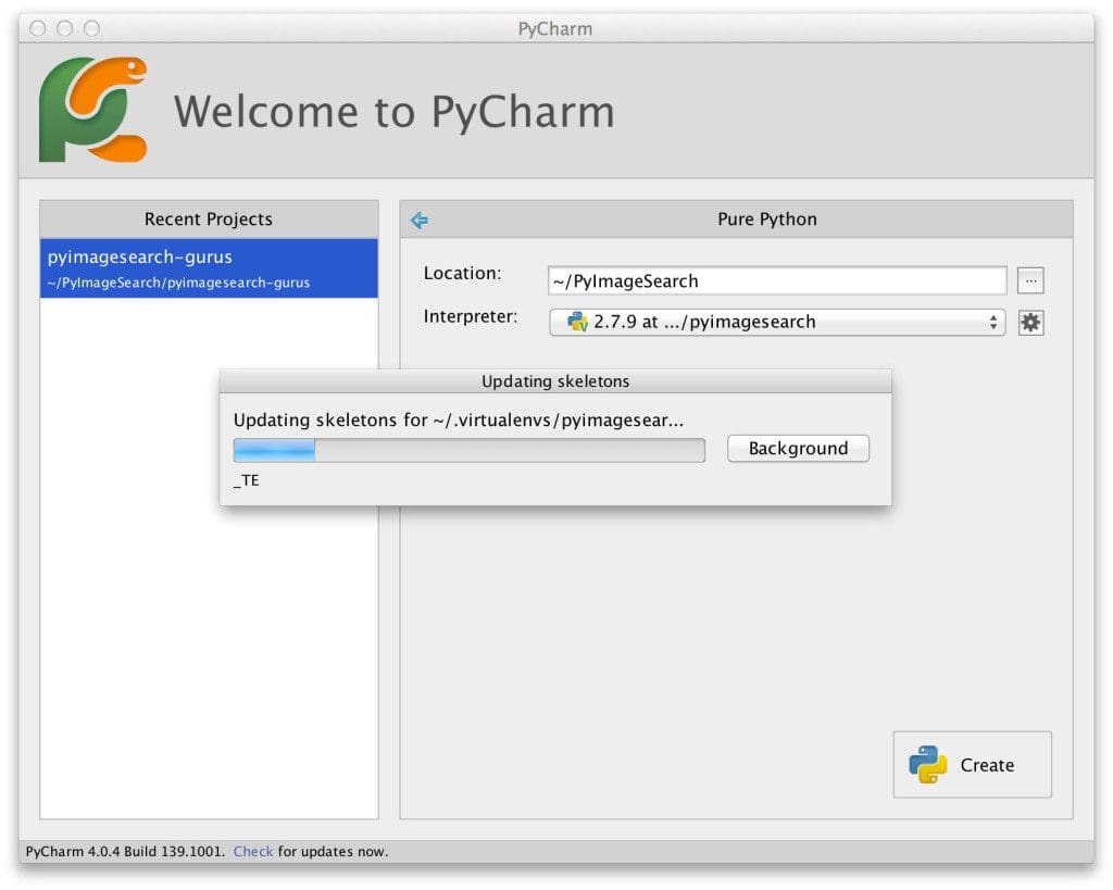 The perfect computer vision environment: PyCharm, OpenCV, and Python ...