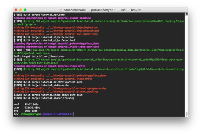 Install guide: Raspberry Pi 3 + Raspbian Jessie + OpenCV 3 - PyImageSearch