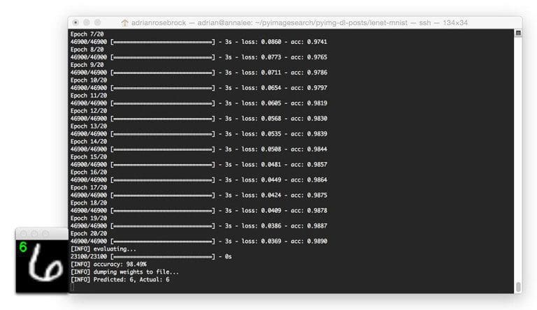 LeNet - Convolutional Neural Network in Python - PyImageSearch