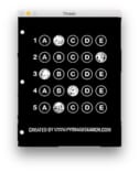 Bubble Sheet Multiple Choice Scanner And Test Grader Using Omr Python