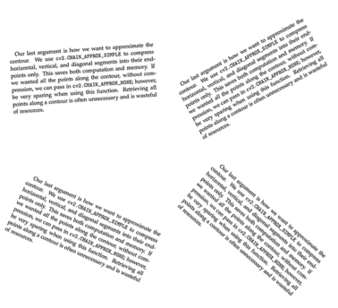 Text Skew Correction With Opencv And Python Pyimagesearch