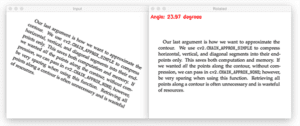 Text skew correction with OpenCV and Python - PyImageSearch