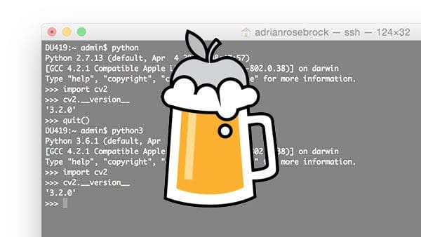 Resolving macOS, OpenCV, and Homebrew install errors - PyImageSearch Resolving macOS, OpenCV, and Homebrew install errors - PyImageSearch