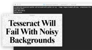 Using Tesseract OCR with Python - PyTesseract - PyImageSearch