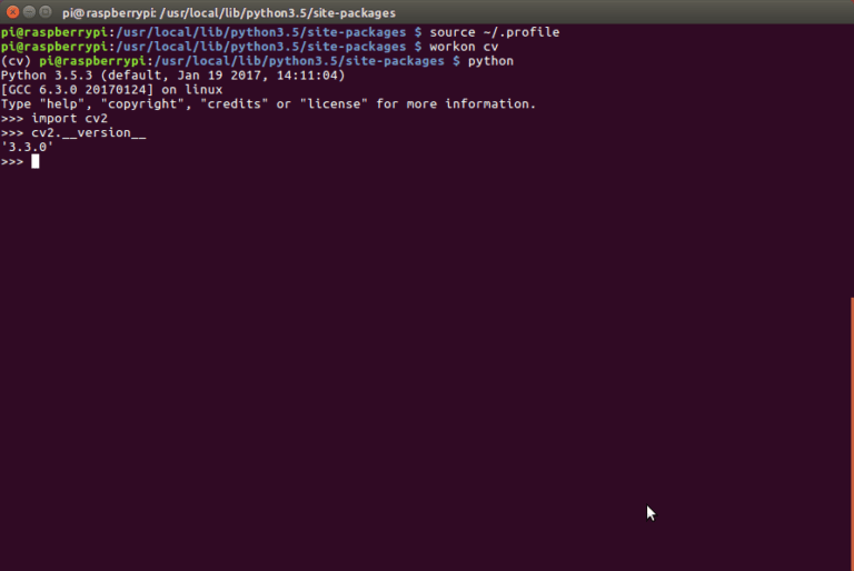 Raspbian Stretch: Install OpenCV 3 + Python on your Raspberry Pi ...