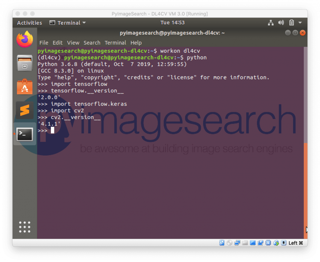 Your deep learning + Python Ubuntu virtual machine - PyImageSearch