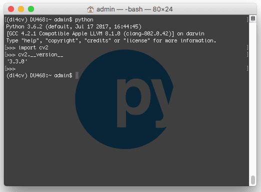 macOS for deep learning with Python, TensorFlow, and Keras - PyImageSearch