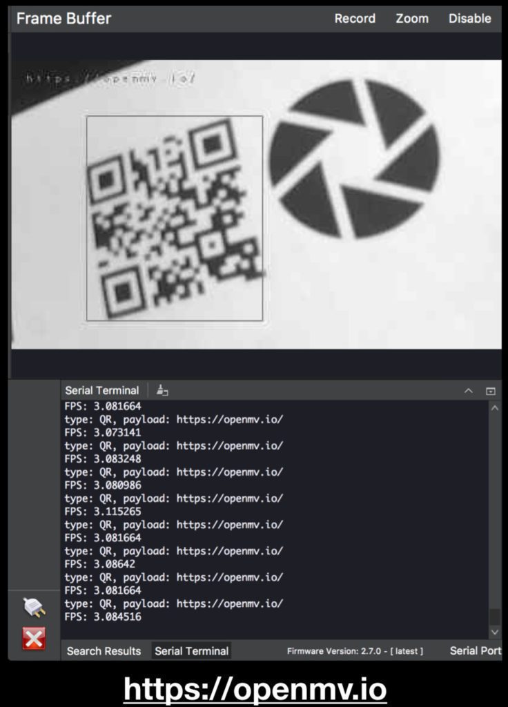 Reading barcodes with Python and OpenMV - PyImageSearch