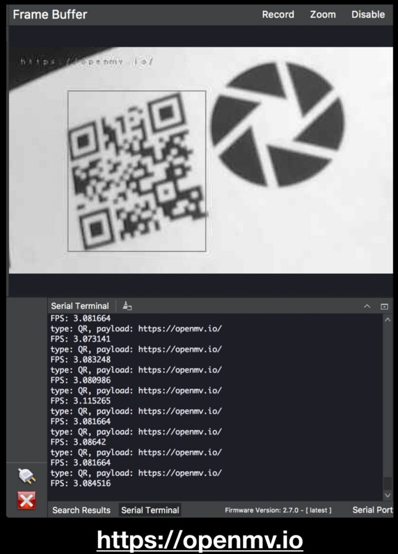 Reading barcodes with Python and OpenMV - PyImageSearch