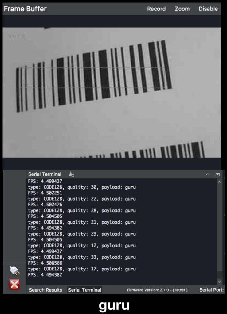 Reading barcodes with Python and OpenMV - PyImageSearch