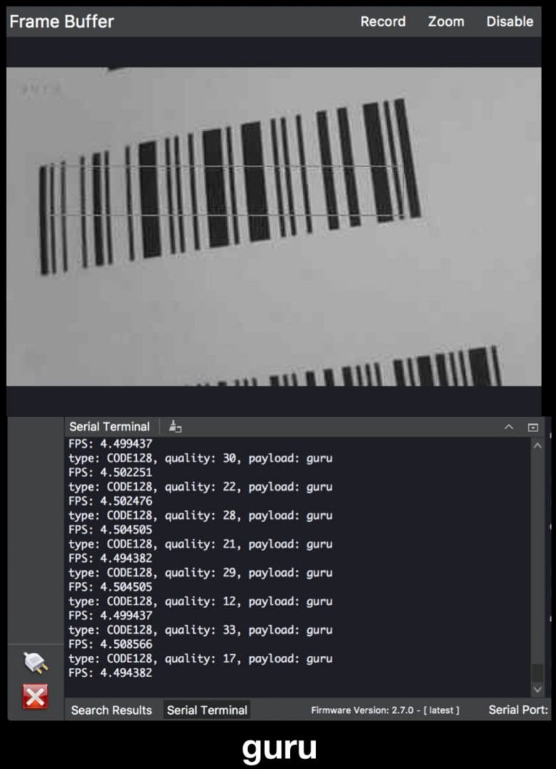 Reading barcodes with Python and OpenMV - PyImageSearch
