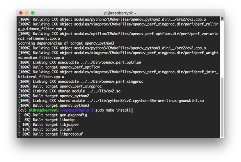 Install OpenCV 4 on your Raspberry Pi - PyImageSearch