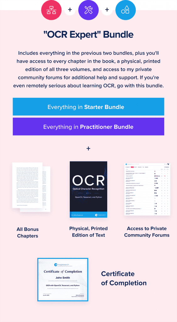 Table of Contents - OCR with OpenCV, Tesseract, and Python - PyImageSearch