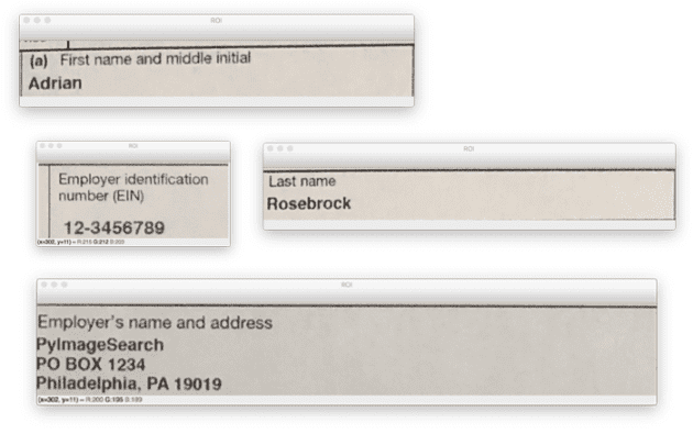 Ocr A Document Form Or Invoice With Tesseract Opencv And Python Pyimagesearch