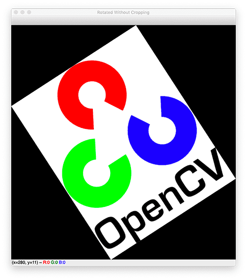 Opencv Rotate Image Pyimagesearch