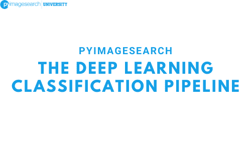 The Deep Learning Classification Pipeline - PyImageSearch