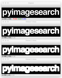 OpenCV Morphological Operations - PyImageSearch