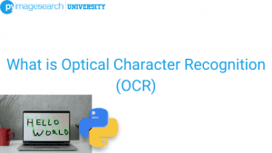 What is Optical Character Recognition (OCR)? - PyImageSearch