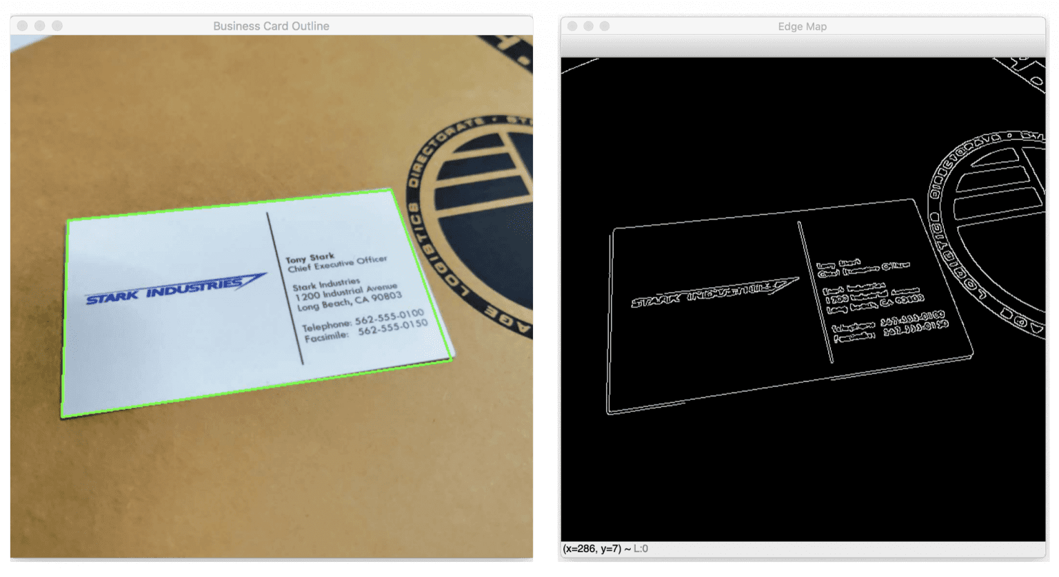 OCR’ing Business Cards - PyImageSearch