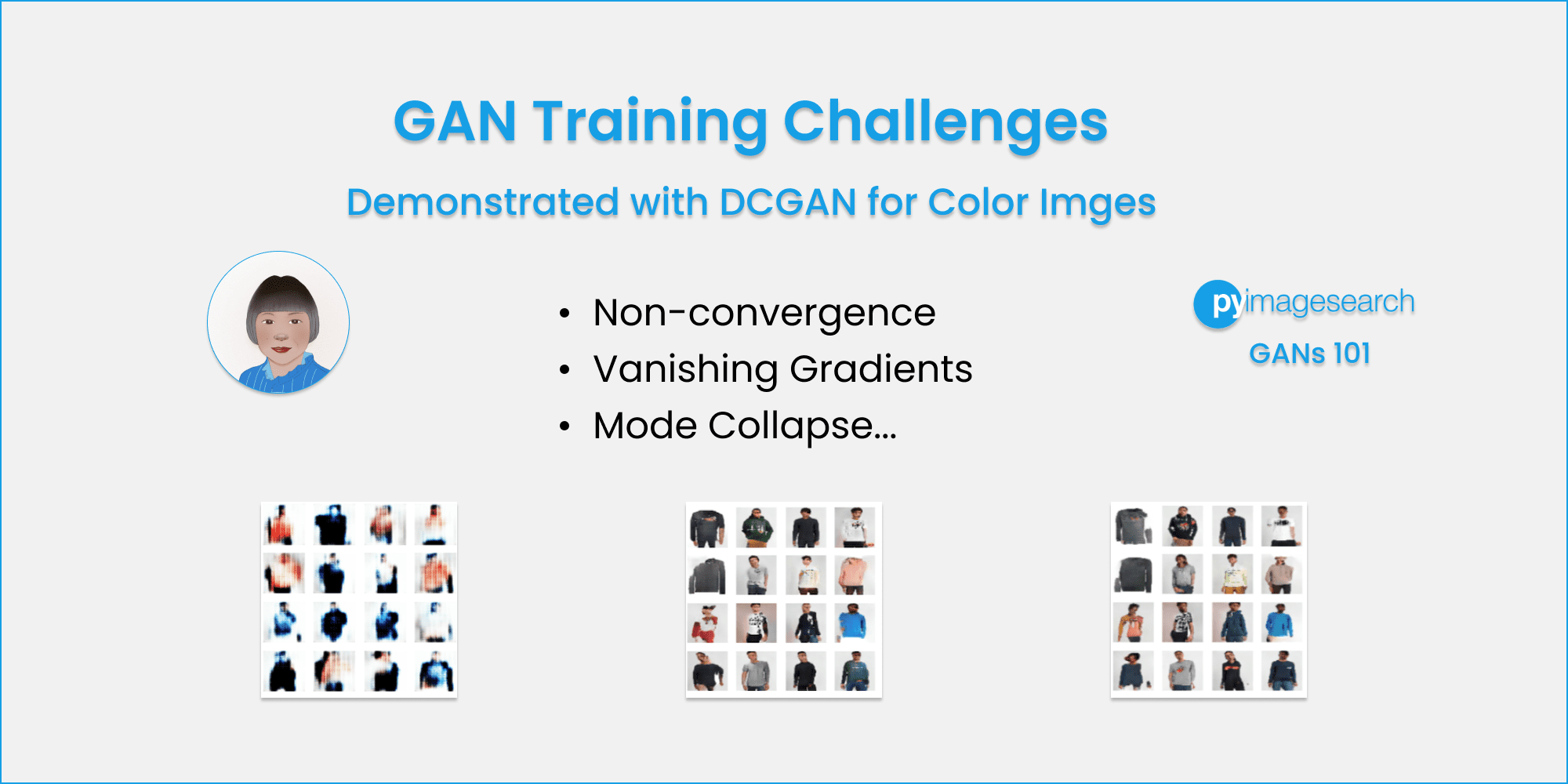 GAN Training Challenges: DCGAN for Color Images - PyImageSearch