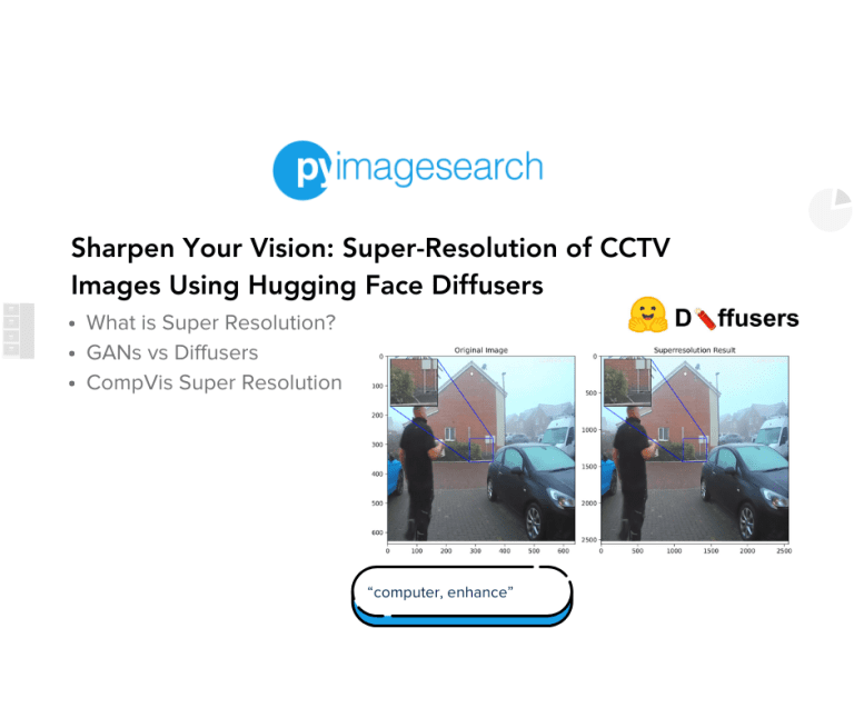 Sharpen Your Vision: Super-Resolution of CCTV Images Using Hugging Face Diffusers - PyImageSearch